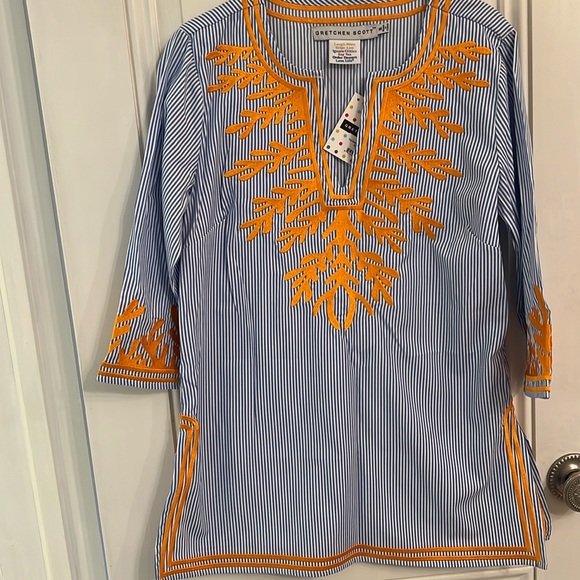 Gretchen Scott Designs | Tops | Nwt Gretchen Scott Embroidered ...